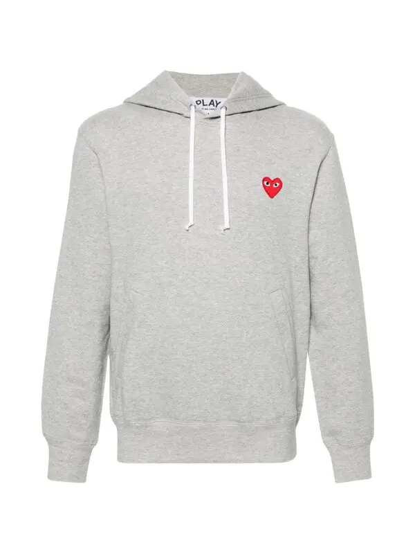 Comme Des Garçons Red Heart Cotton Hoodie
