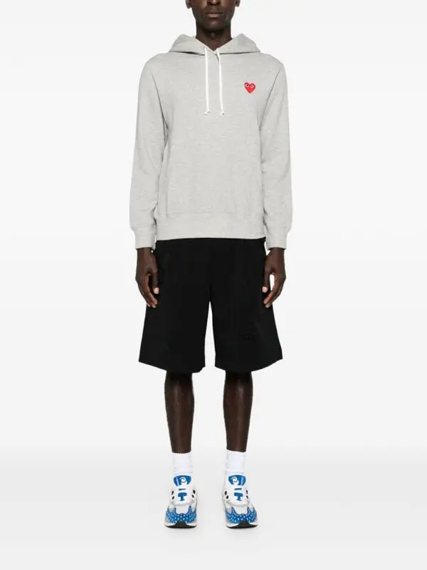 Comme Des Garçons Red Heart Cotton Hoodie