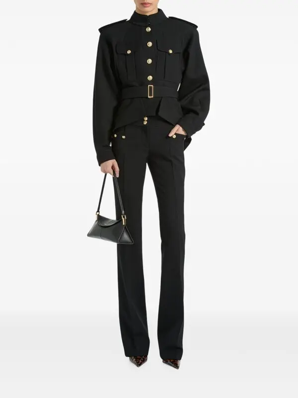 Balmain Wool Belted Jacket