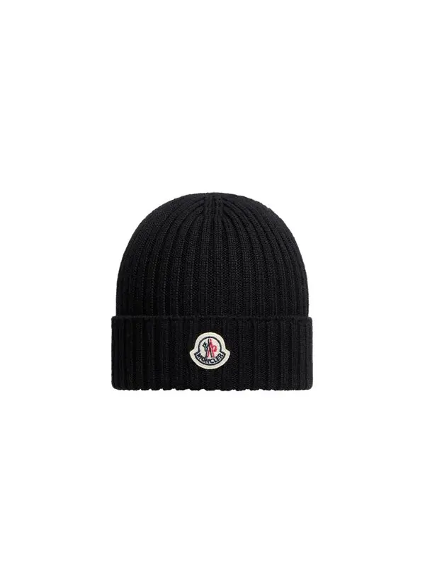Moncler Beanie With Logo - Multicolour
