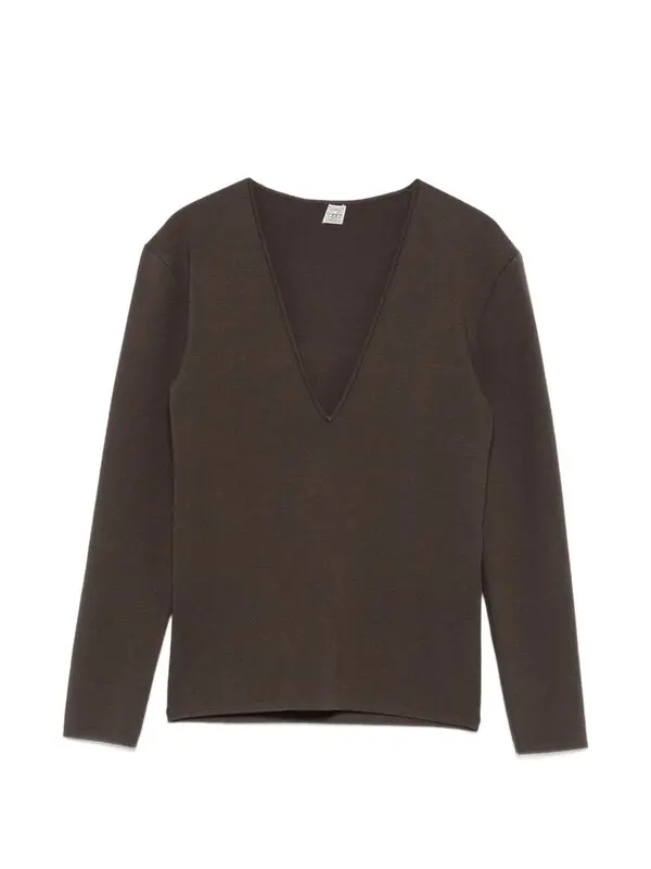 TOTEME V Necked Sweater