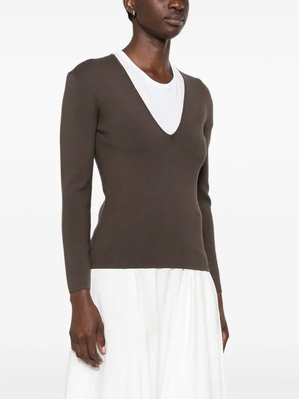 TOTEME V Necked Sweater