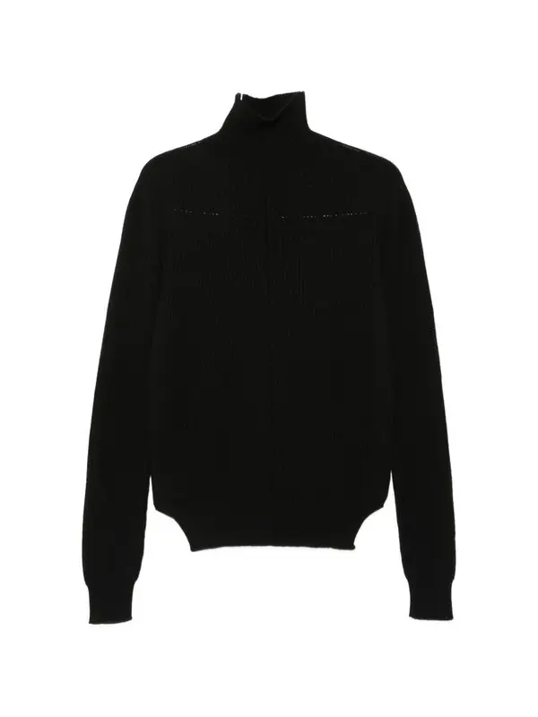Rick Owens Wool Turtle Neck Sweater