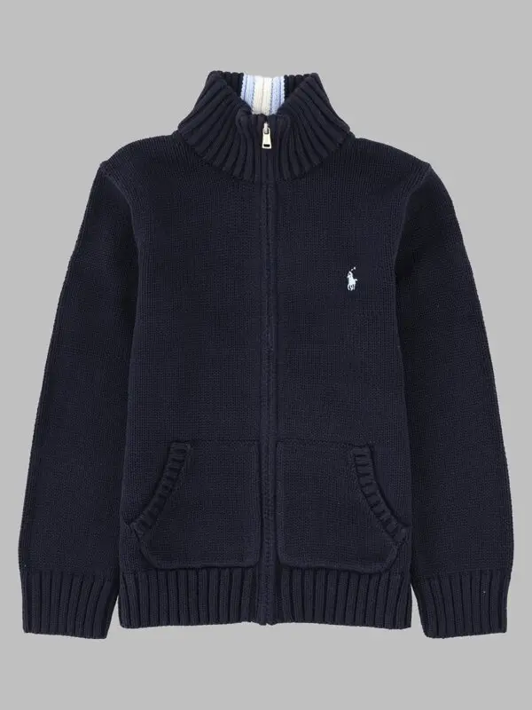 Polo Ralph Lauren Ls Fz Mock Tops Sweater