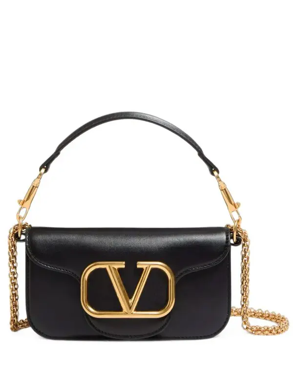 Valentino Garavani Locò Small Leather Shoulder Bag