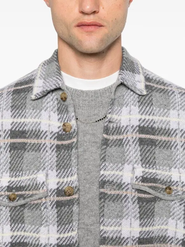 Guest In Residence Cashmere Checked Shirt