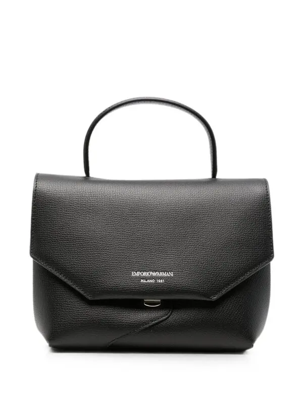 Emporio Armani Small Leather Handbag - Black