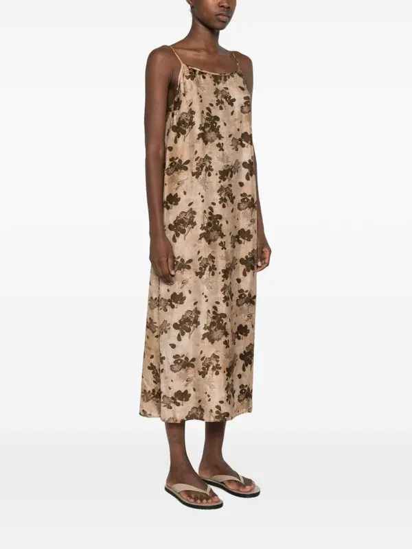 UMA WANG Anaya Printed Long Dress