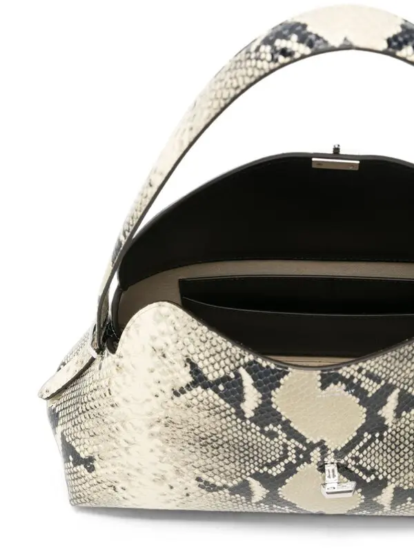 TOTEME T Lock Leather Shoulder Bag