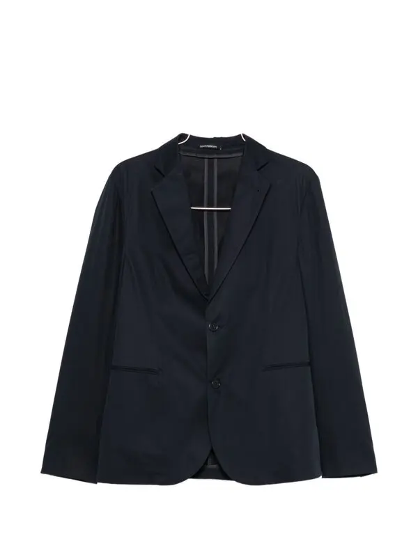 Emporio Armani Cotton Single Breasted Suit