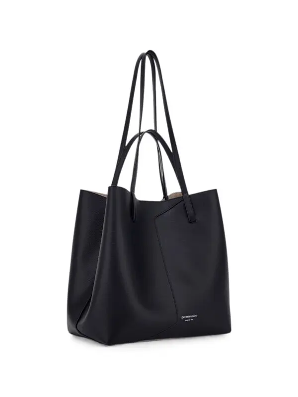Emporio Armani Medium Leather Tote Bag