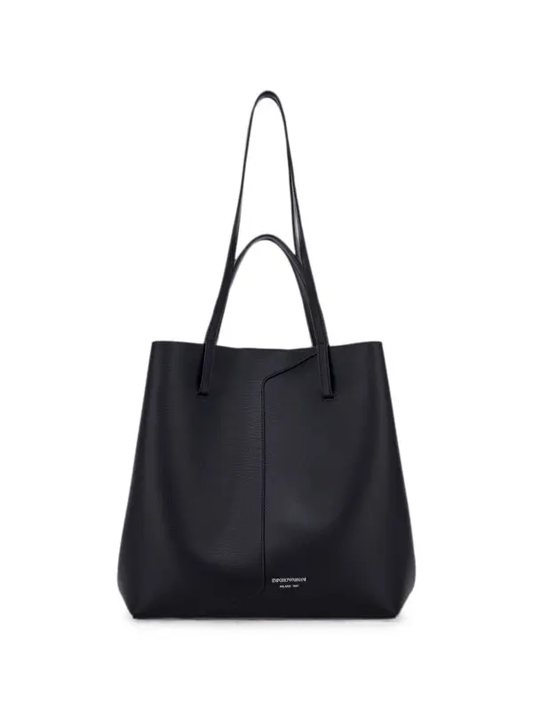 Emporio Armani Medium Leather Tote Bag