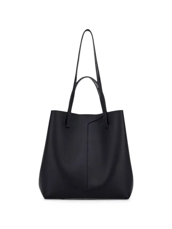 Emporio Armani Medium Leather Tote Bag