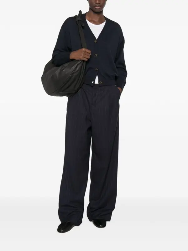 WHITE SAND Wide Leg Trousers