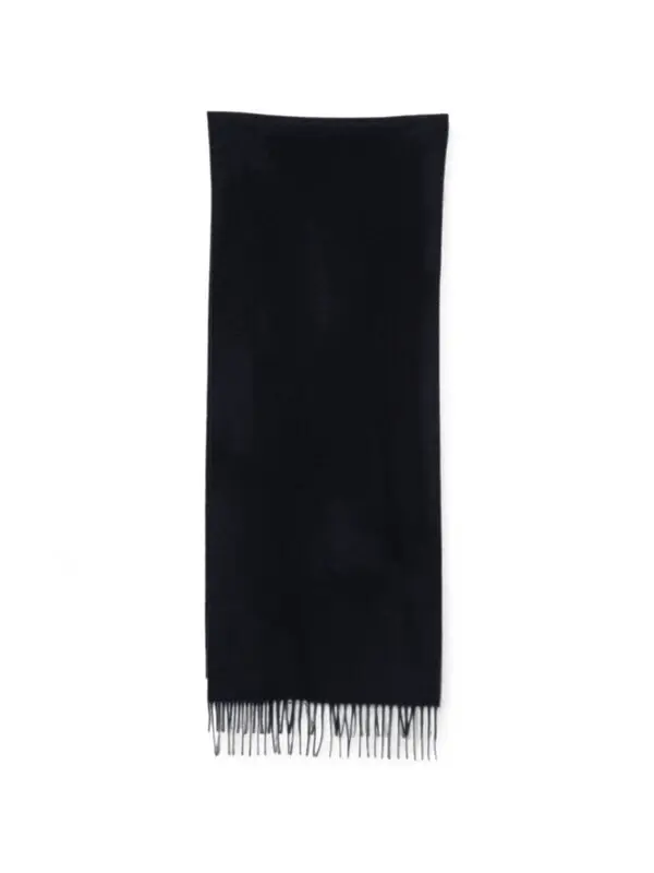 Closed Wool Scarf - Ink