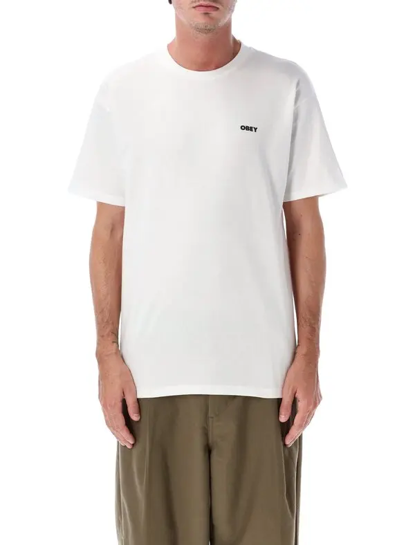 Obey T Shirts And Polos - Bianco