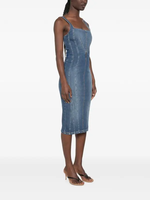 Elisabetta Franchi Denim Cotton Dress