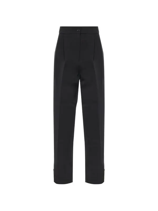 THE FRANKIE SHOP Doyer Pleated Trousers - Black
