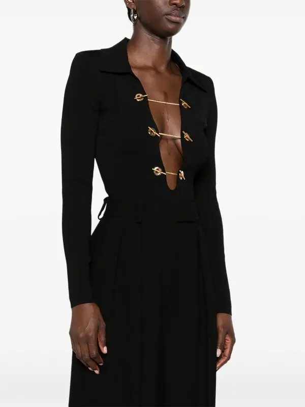 Elisabetta Franchi Cut Out Bodysuit
