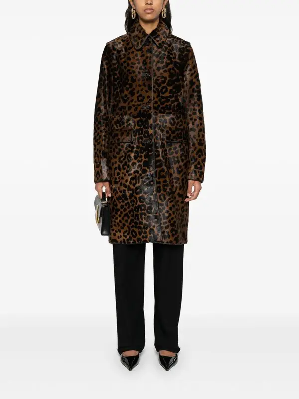 TOTEME Leather Coat