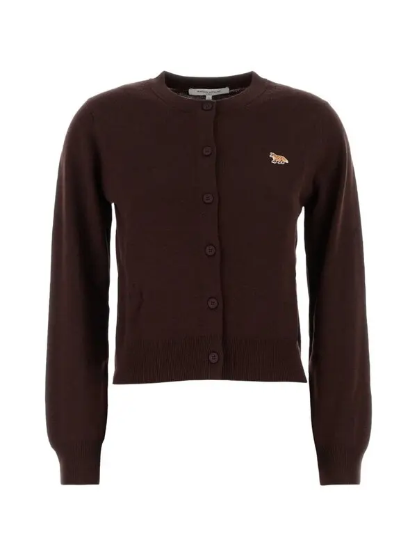 Maison Kitsuné Baby Fox Wool Cardigan