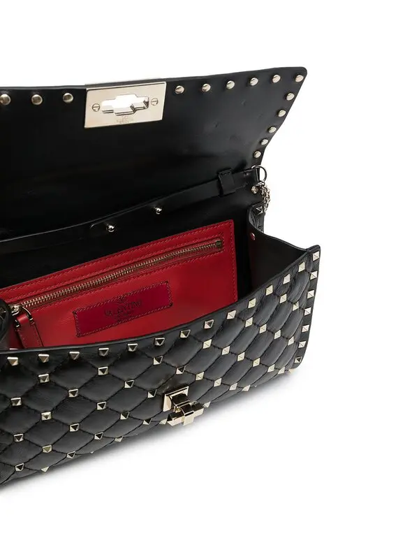 Valentino Garavani Rockstud Spike Small Leather Shoulder Bag