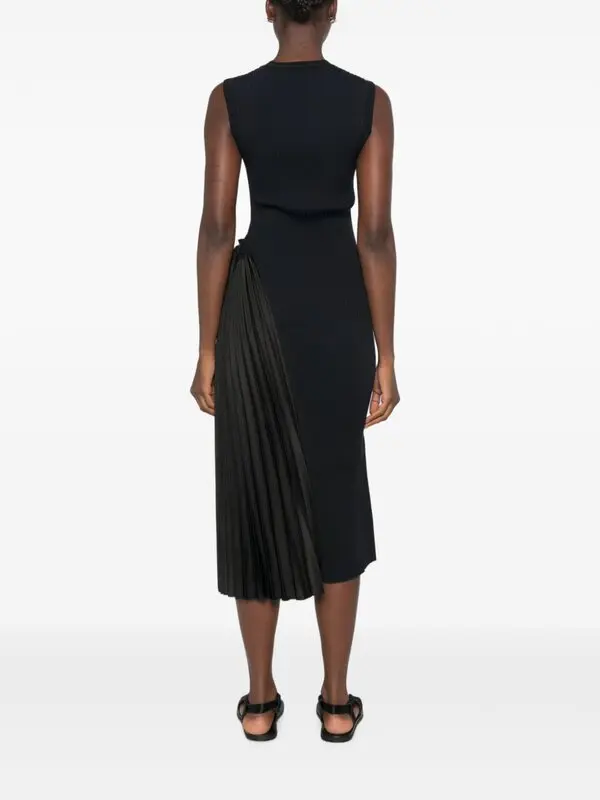 Emporio Armani Pleated Midi Dress