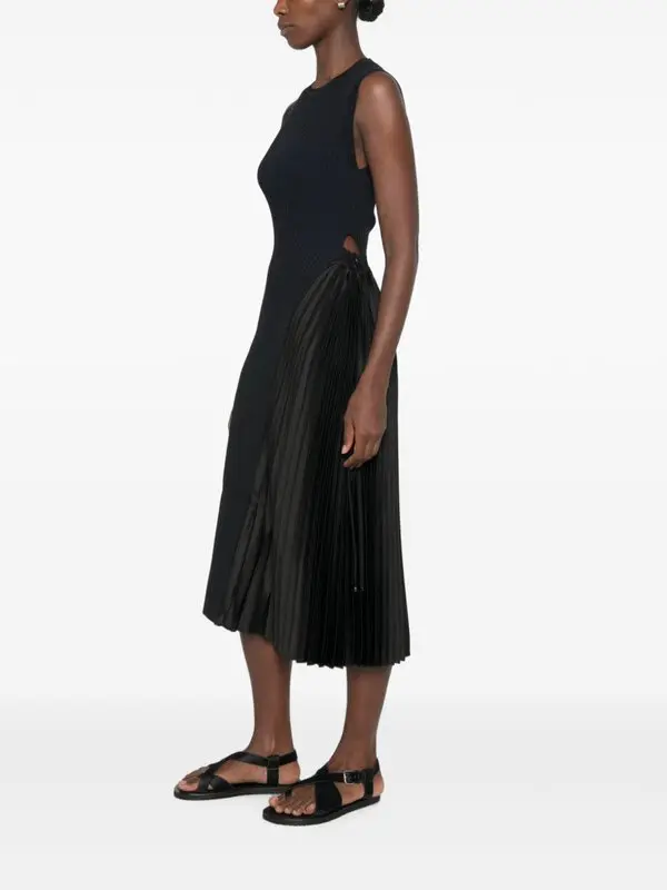 Emporio Armani Pleated Midi Dress
