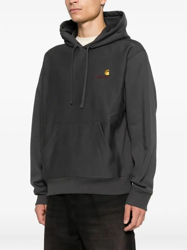 Carhartt Work In Progress Logo Cotton Hoodie