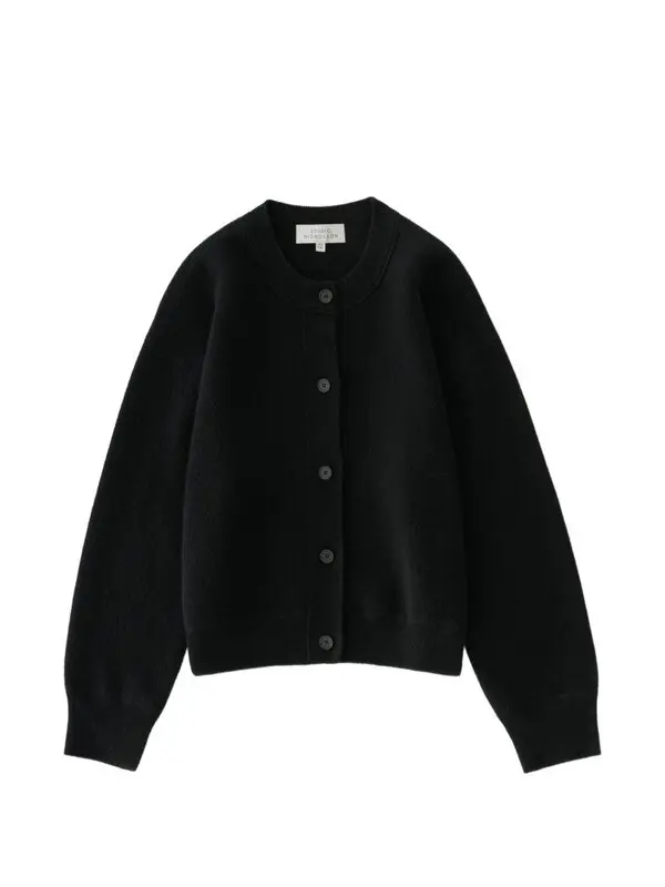 STUDIO NICHOLSON PRE Wool And Cashmere Cardigan - Black