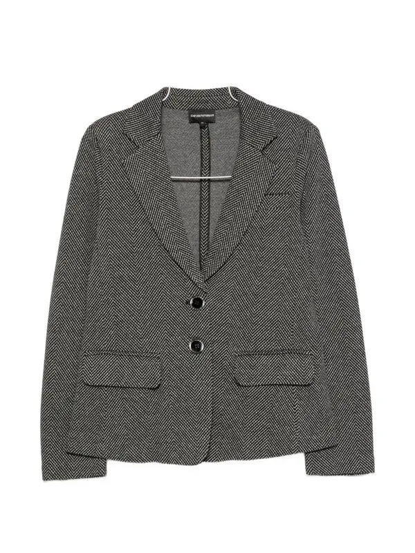 Emporio Armani Cotton Single Breasted Jacket