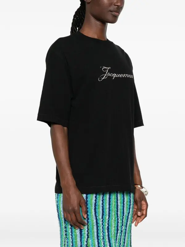 Jacquemus Logo Cotton T Shirt