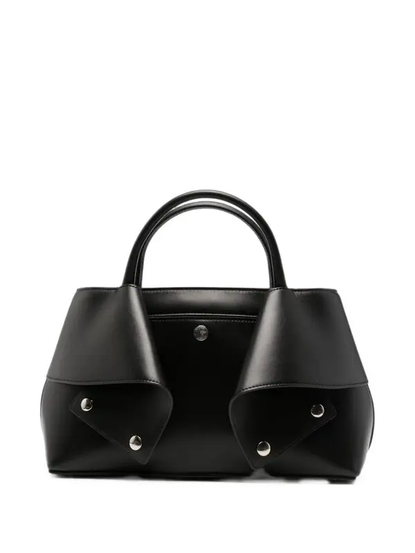 TOTEME Mercer Small Leather Shoulder Bag - Black