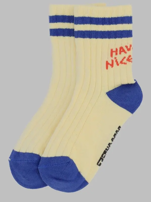 BOBO CHOSES Have A Nice Day Short Socks - Multicolour