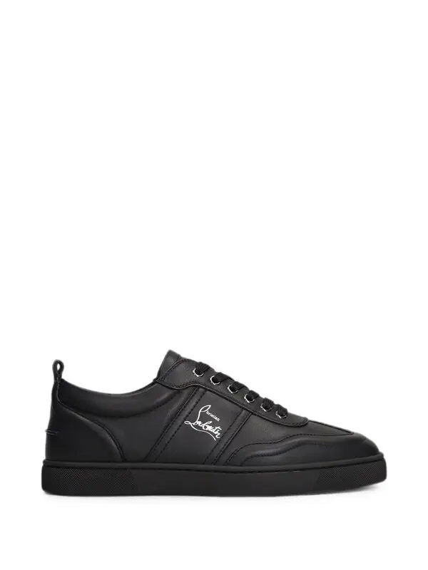 CHRISTIAN LOUBOUTIN Retero Leather Sneakers - Black
