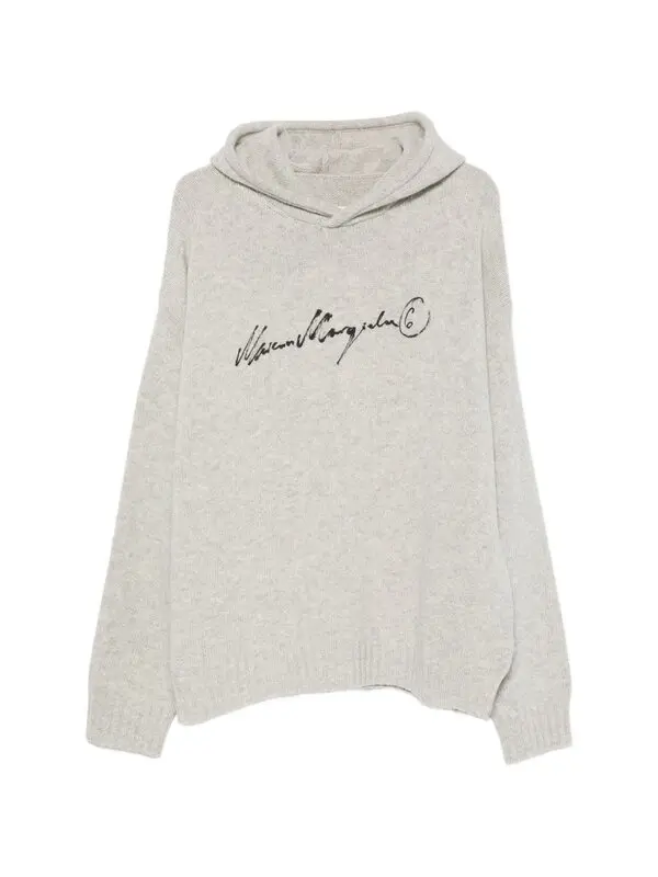 MAISON MARGIELA Wool Crewneck Sweater - Grey