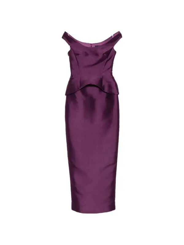 Solace London Pieta Maxi Dress - Violet