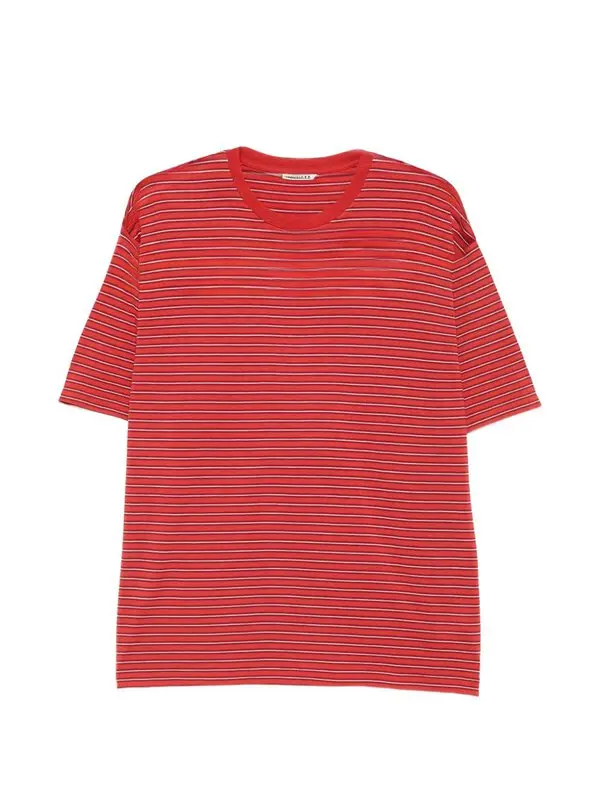 Auralee Wool Striped T Shirt