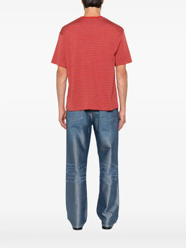 Auralee Wool Striped T Shirt