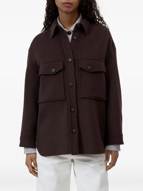 Closed Wool Blend Oversized Shirt