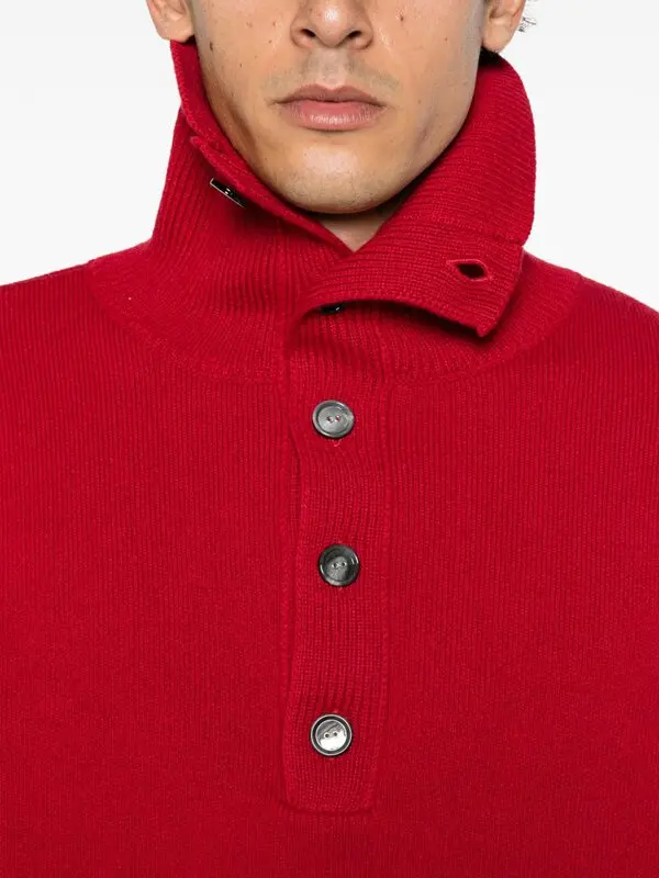 AMI Paris Wool Turtle Neck Sweater