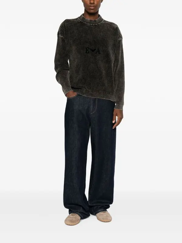 Emporio Armani Cotton Crewneck Sweater