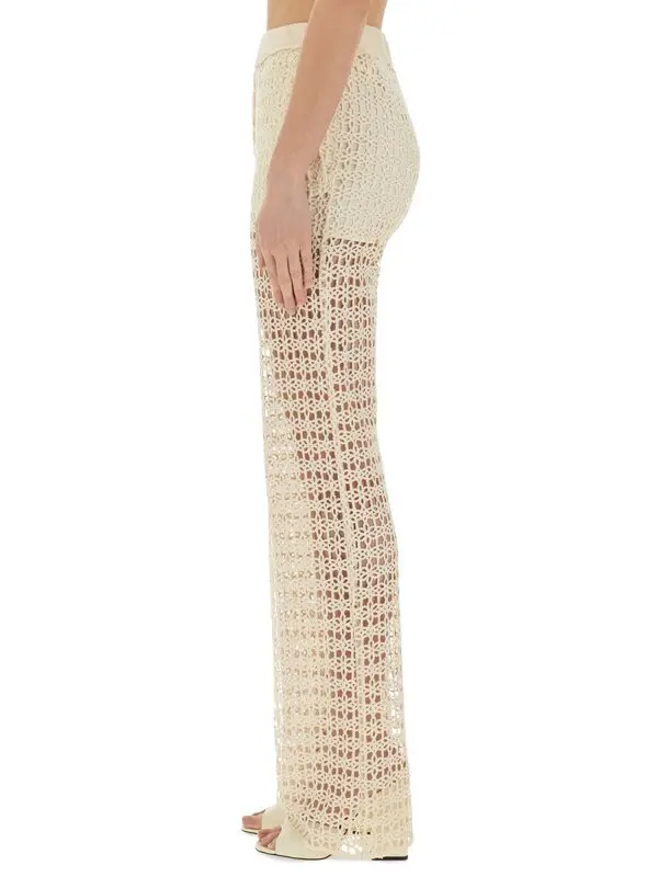 ALYSI Wide Macramé Pants