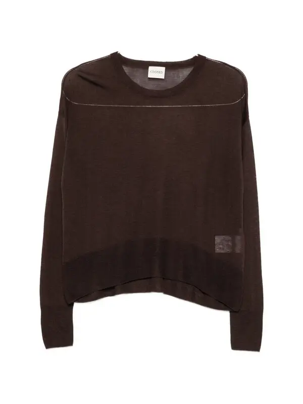 Closed Wool Crewneck Sweater