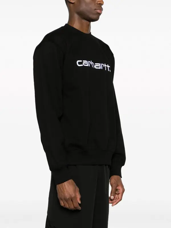 Carhartt Work In Progress Logo Cotton Sweatshirt