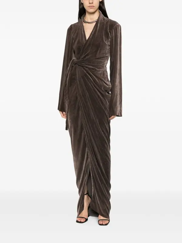 Rick Owens Draped Maxi Dress