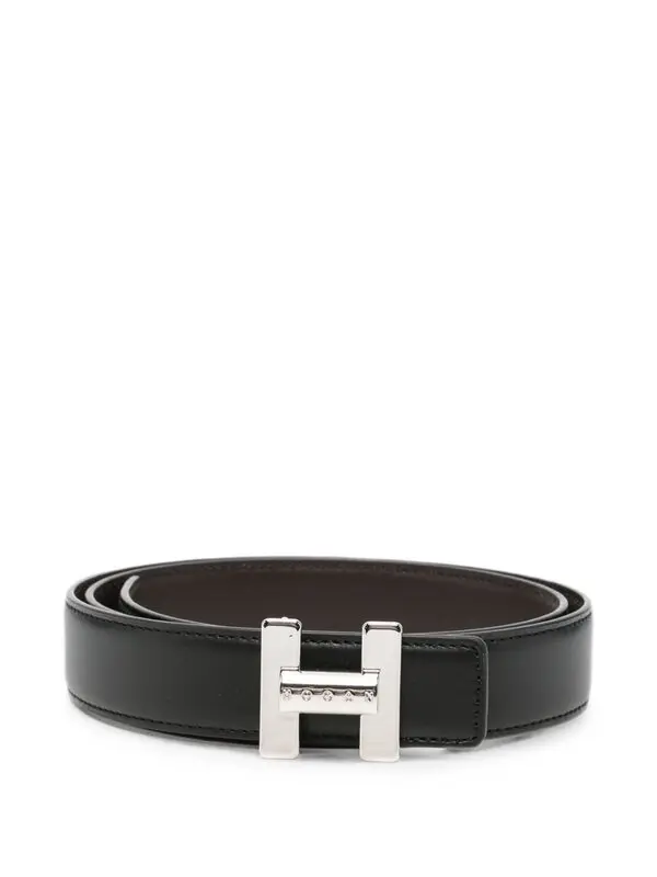 Hogan Leather Belt - Black