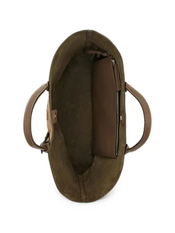 Hogan Address Medium Leather Tote Bag