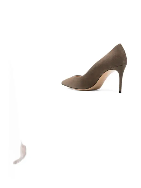 Casadei Suede Learher Pumps - Beige