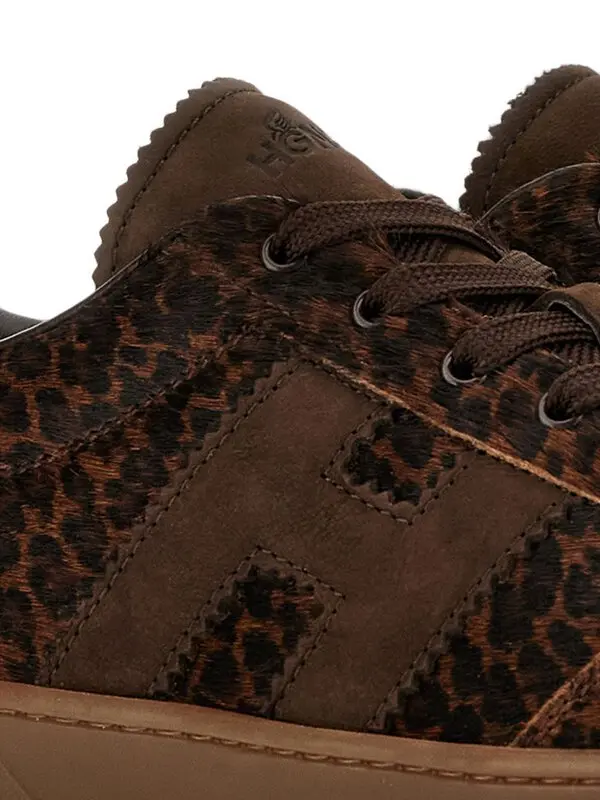Hogan Cool Leather Sneakers - Brown